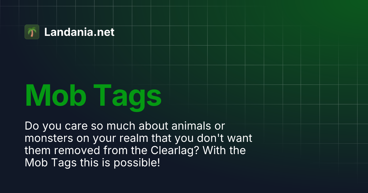 Mob Tags | English | Landania.net